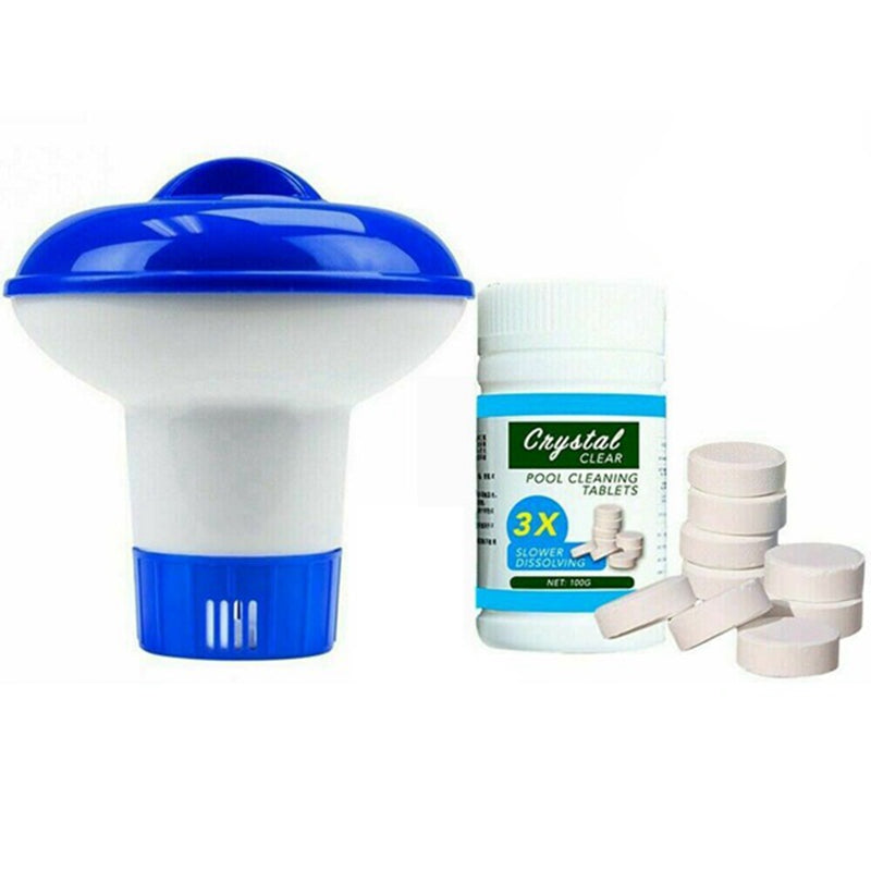 Chlorine Tablets & Dispenser for Ice Baths & Cold Plunge